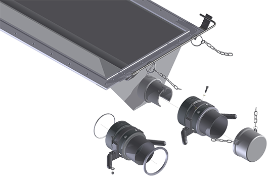 Outlet Gates: Plastic Pellet / Resin: Hopper Car: Products: Salco Products