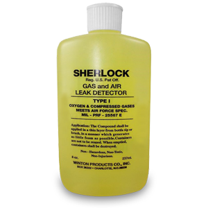 Sherlock Leak Detector Liquid Type 1 8 Ounce Case of 12: Shop Supplies ...