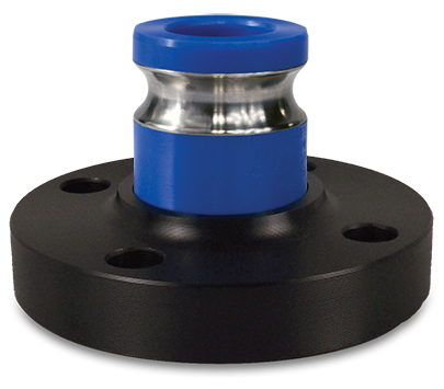 3 inch Quick Connect Flanged Adapter UHMWPE Flange with Reinforced ...