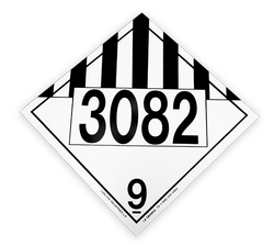 Placard Misc Dangerous Goods #3082: Salco Products