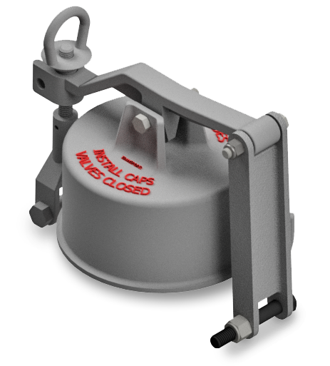 Cap and Locking Arm Kit RH: Outlet Gates: Plastic Pellet / Resin ...