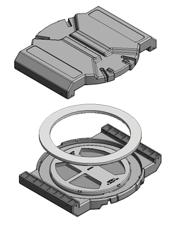 Vented Hatch Cover 20": Salco Products